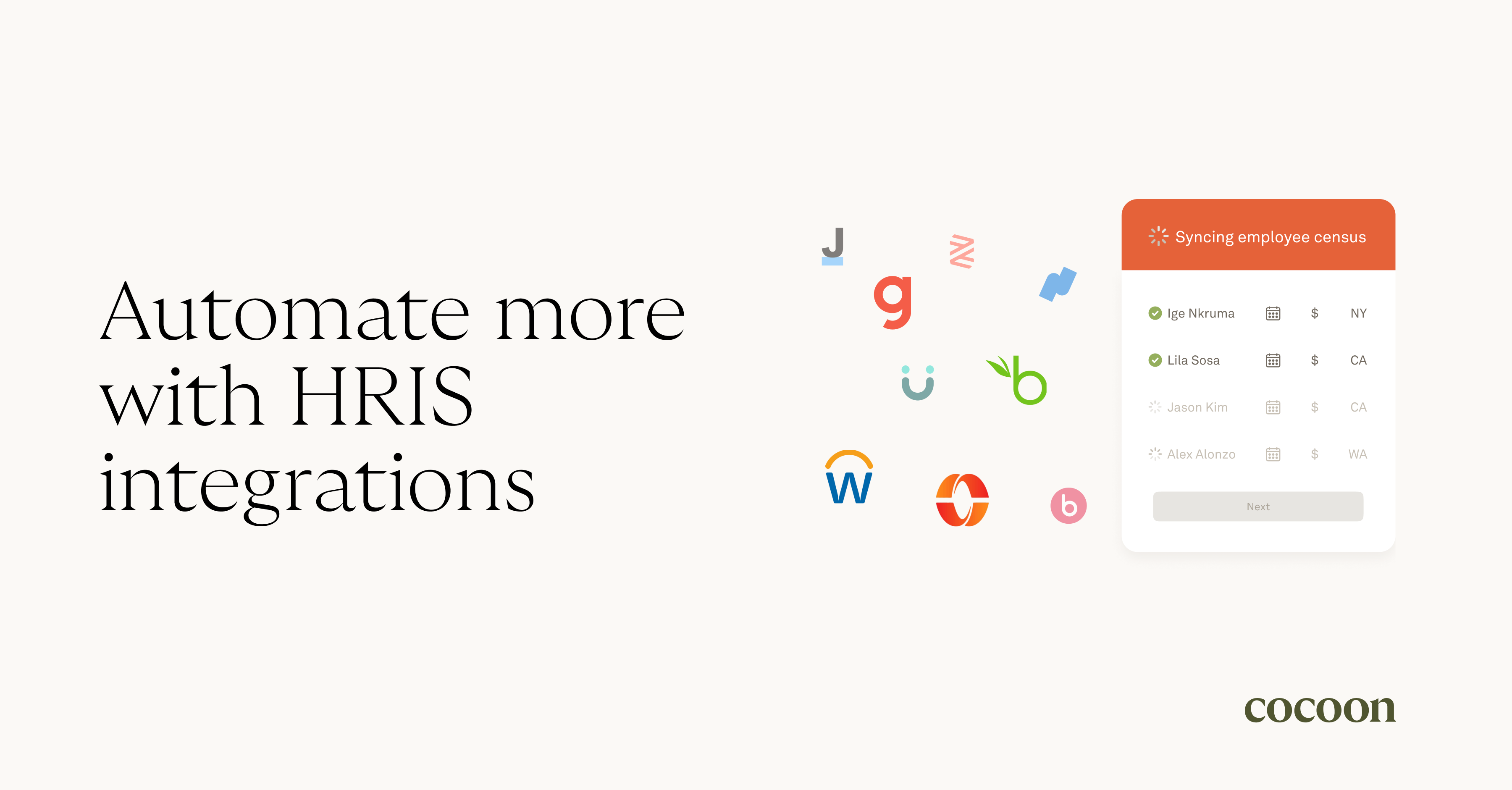 Cocoon - Integrations